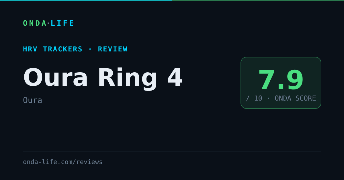 Oura Ring 4 Review — Scored 7.9/10 | ONDA Life